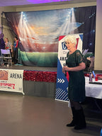 Night Football Field Spotlights s Sports Photo Booth Backdrop UK M063