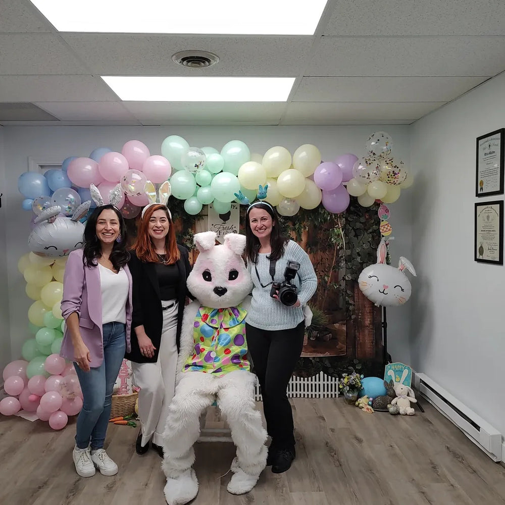 Spring Yard Patio of a Wooden House With Green Plants Backdrop GC-200