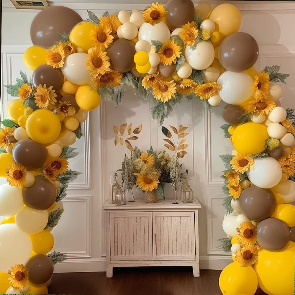 Vintage Sunflower Birthday Party & Nursery Balloon Garland Decoration