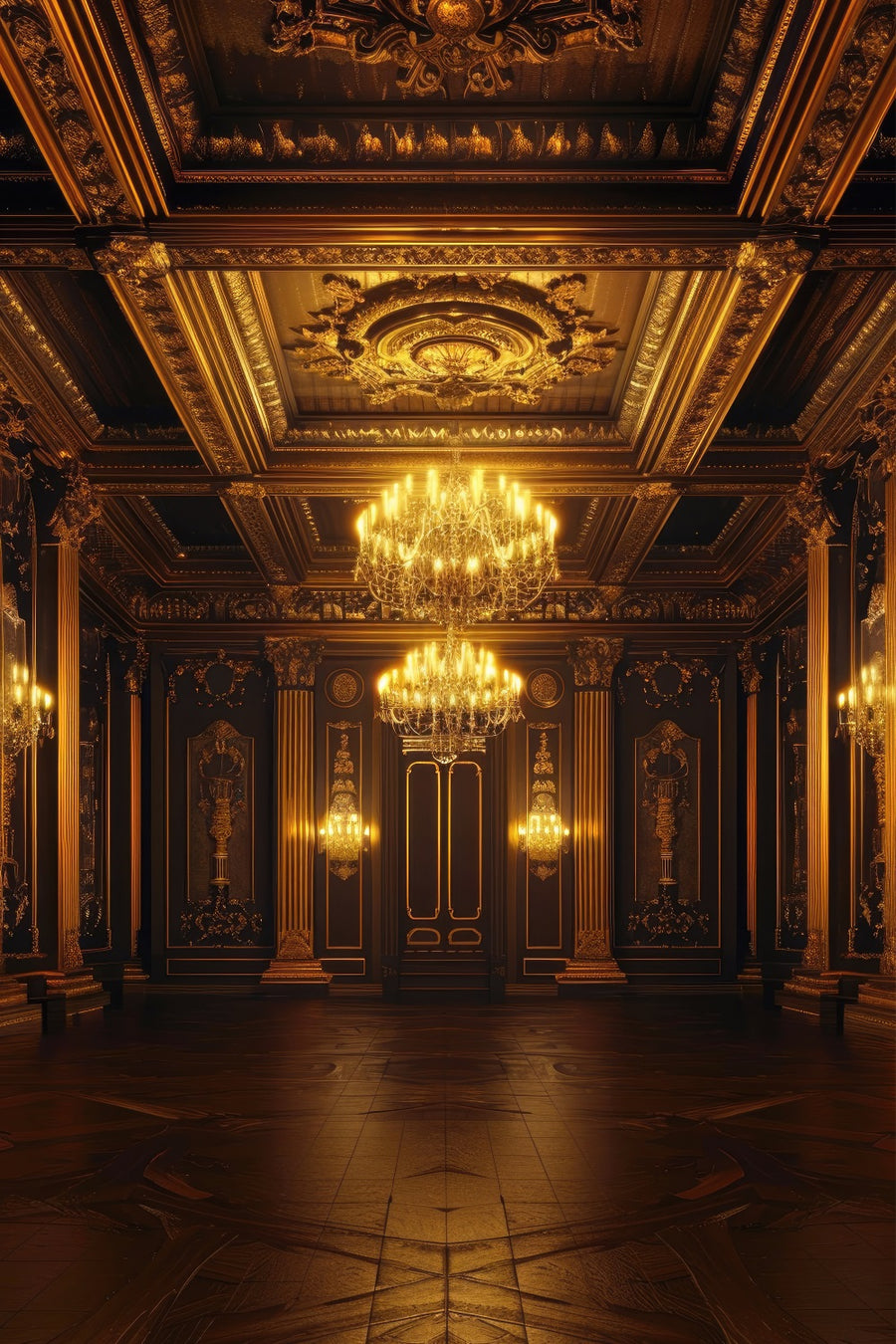 There, delicious candies, cakes and deserts on the table.With elegant ...