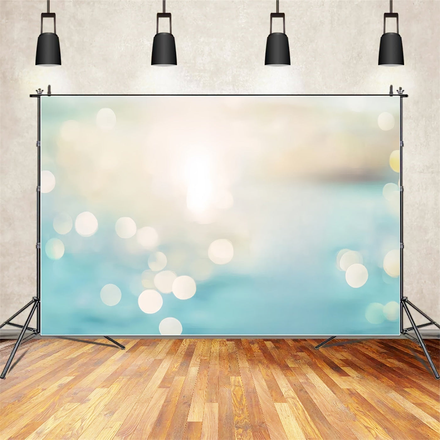 Backdrop For Portraits Pastel Glow Floating Bokeh Backdrop UK CSH4-203