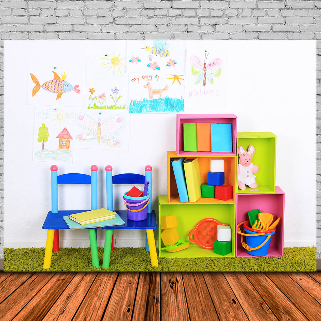 School Classroom Interior Photography Backdrop DBD7-10 – Dbackdropcouk