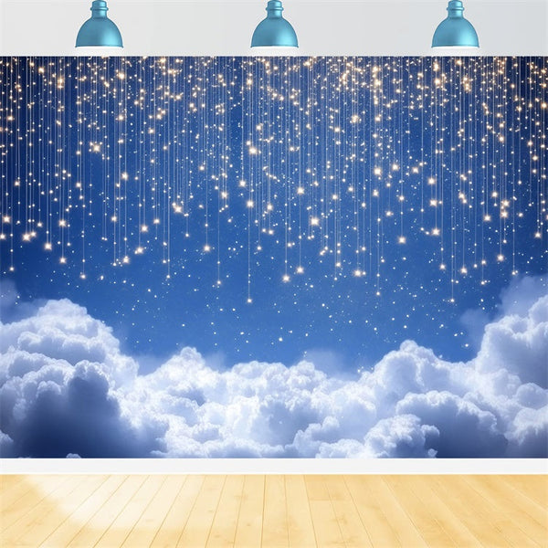 Star Photo Backdrop Sparkling Star Cloud Backdrop UK GQ5-63