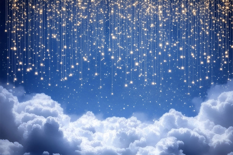 Star Photo Backdrop Sparkling Star Cloud Backdrop UK GQ5-63