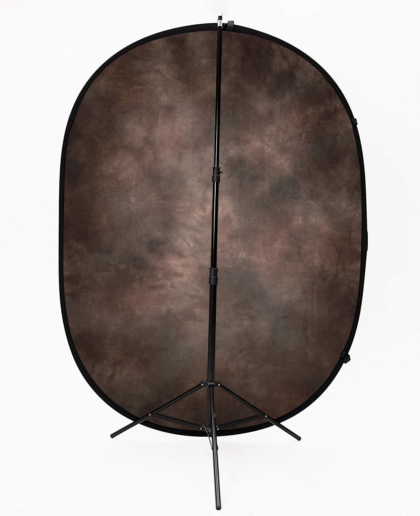 Collapsible Abstract Dark/Light Brown Double-sided Backdrop 5x6.5ft M1