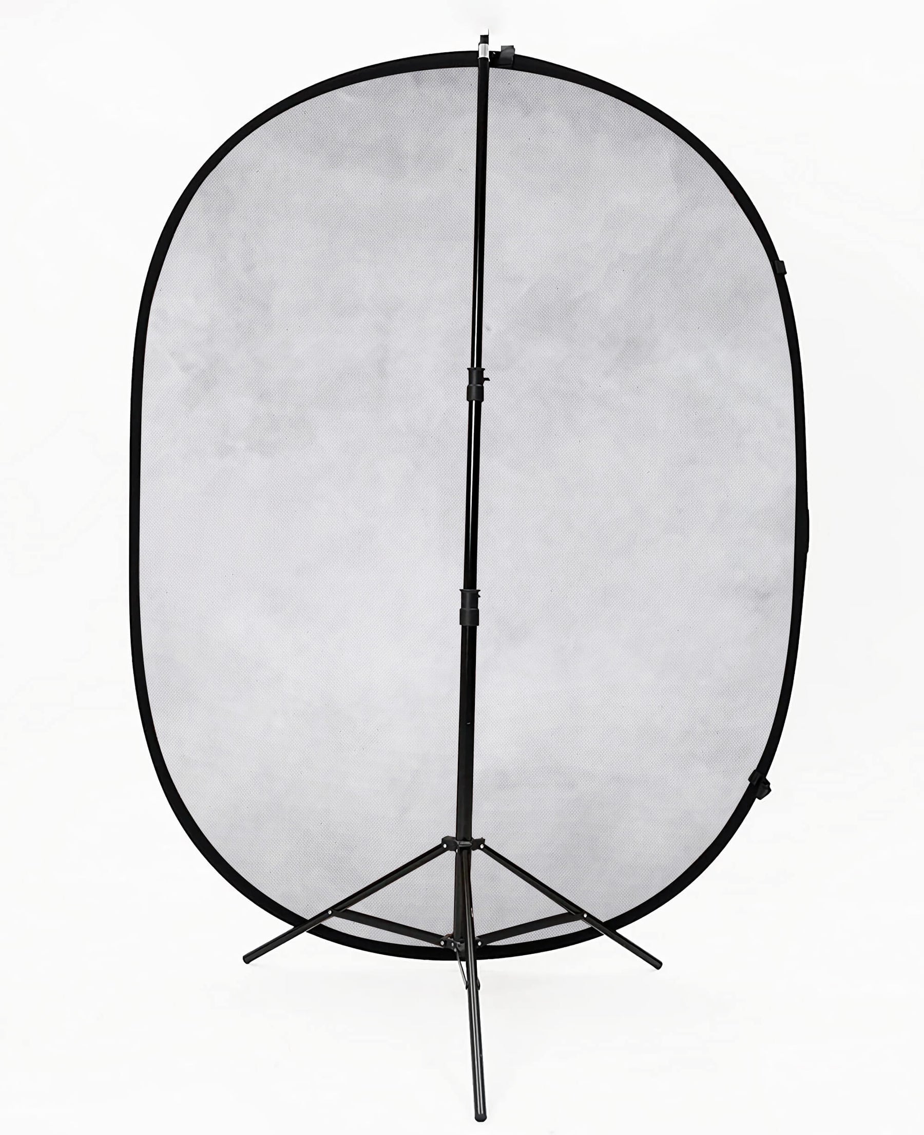 Collapsible Light Grey/Dark Black Red Gradient Double-sided Backdrop 5