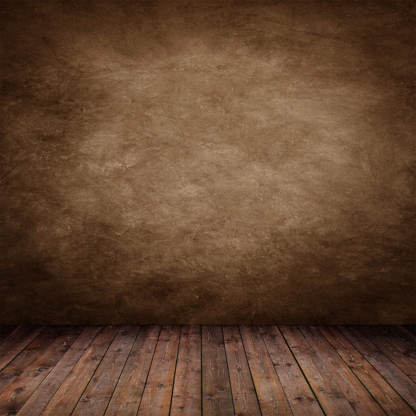 Abstract Vintage Brown Photography Backdrop With Wooden Floor M2-04