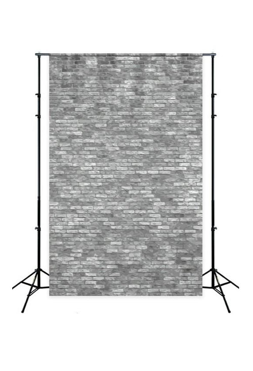 Grey Blurred Brick Wall Texture Backdrop UK for Photo Booths D-247