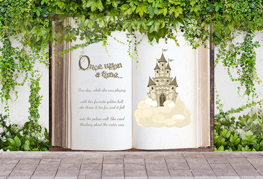 Story Book Fairytale Party Wedding Backdrops D835 – Dbackdropcouk