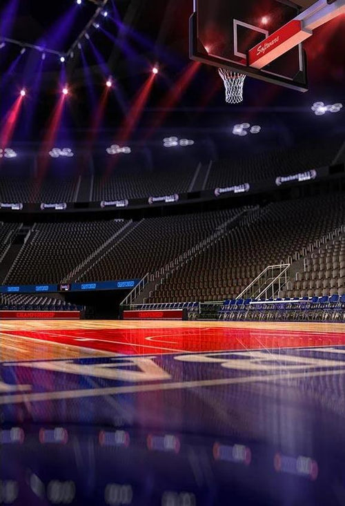 Basketball Court Sport Photography Backdrop UK G-317