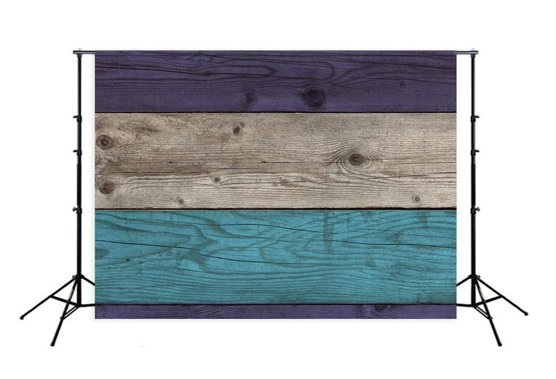 Retro Wood Texture Photo Booth Backdrop UK LM-H00152